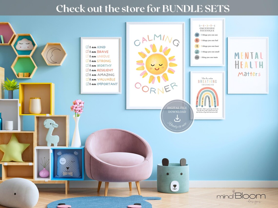 Affirmations Poster for Kids Classroom Decor I Am Worthy I - Etsy Canada