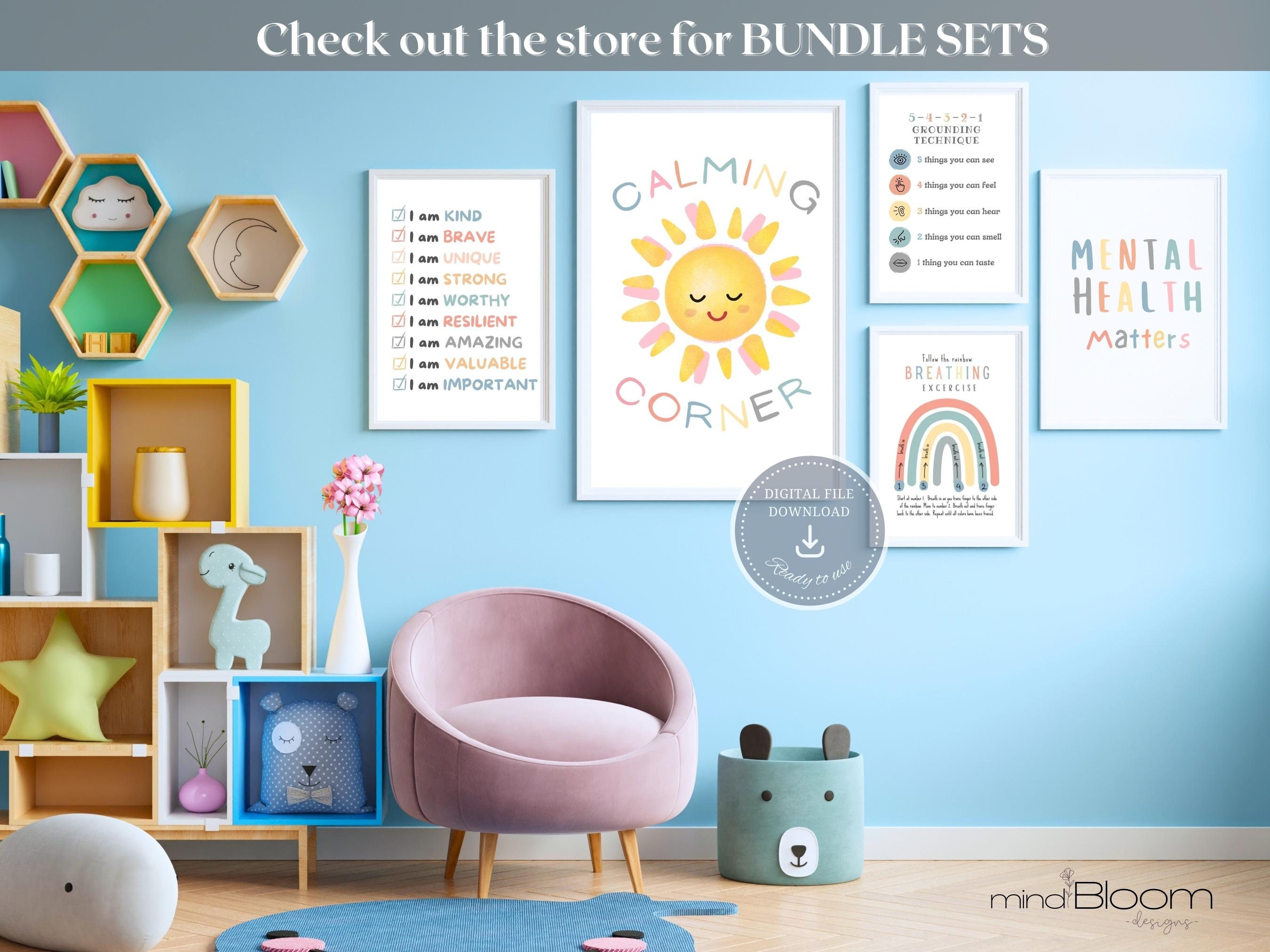 Affirmations Poster for Kids Classroom Decor I Am Worthy I - Etsy Canada