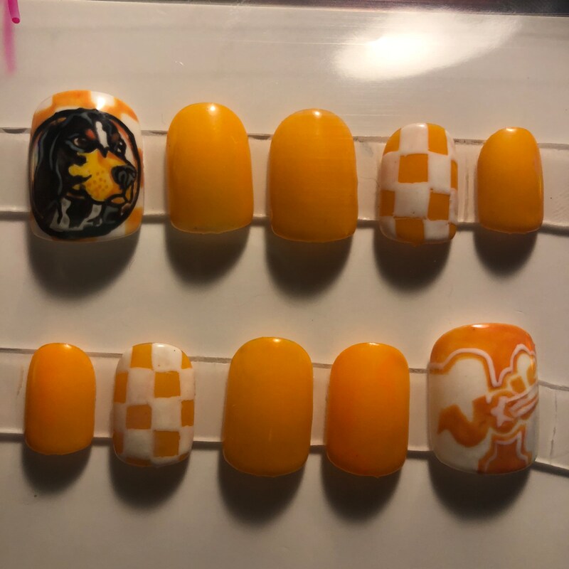 Football Nails - Etsy