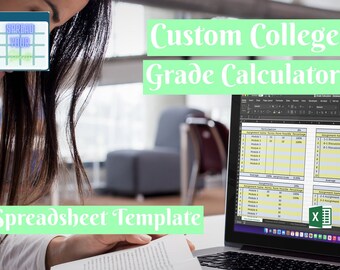 Excel Grade Calculator - Etsy