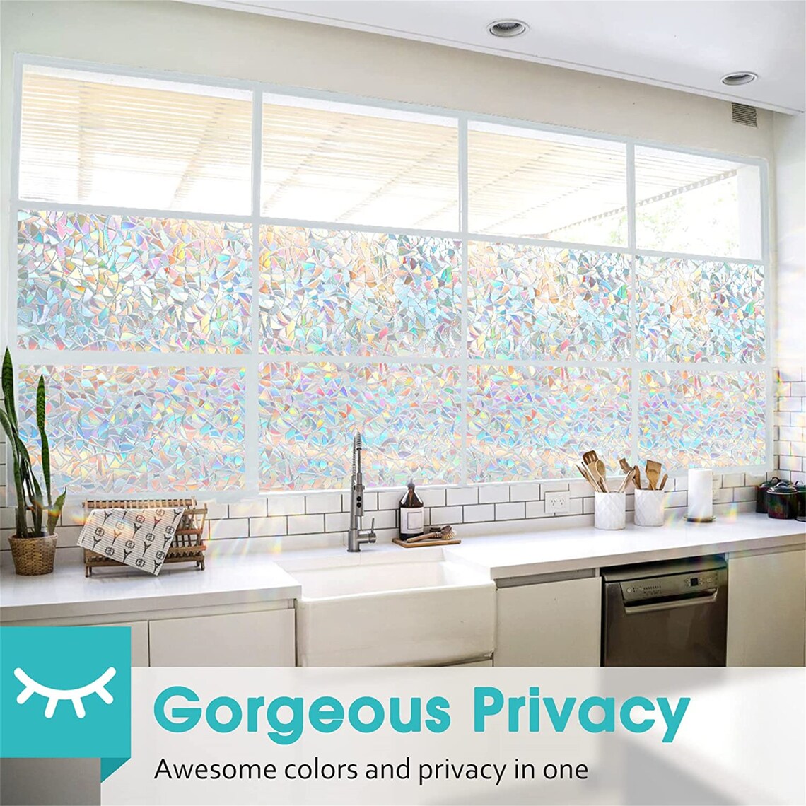 3D Decorative Window Privacy Film Stained Glass Window - Etsy