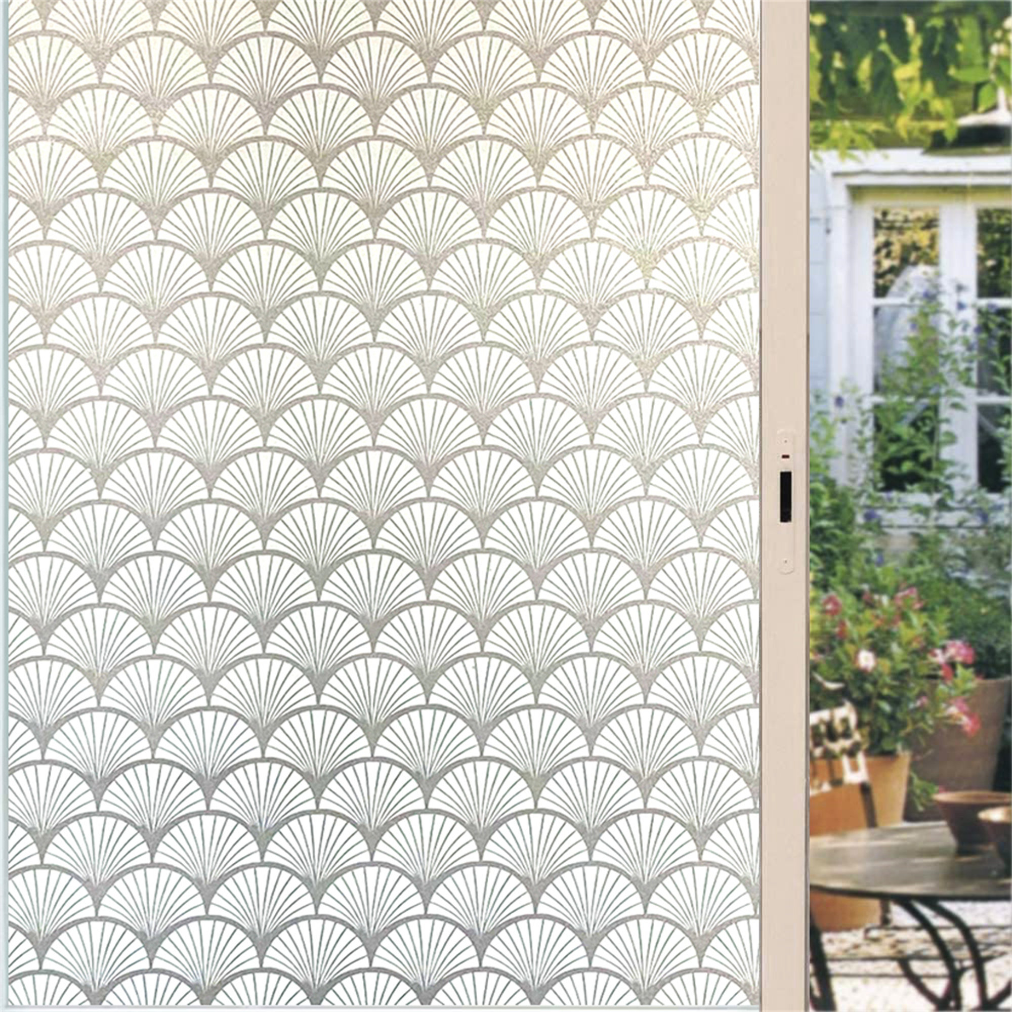 Matte Window Film Stained Glass Decorative UV Vinyl Sticker Frosted ...