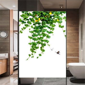 Decorative Windows Film Privacy Plant Leaves Glass Window - Etsy