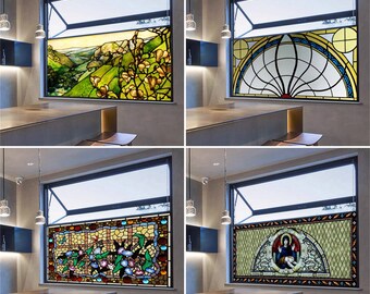 Transom Stained Glass Custom - Etsy