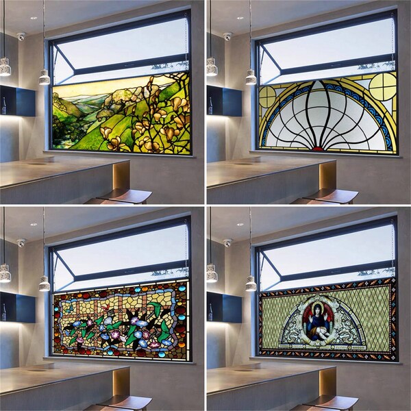 Stained Glass Transom Window - Etsy