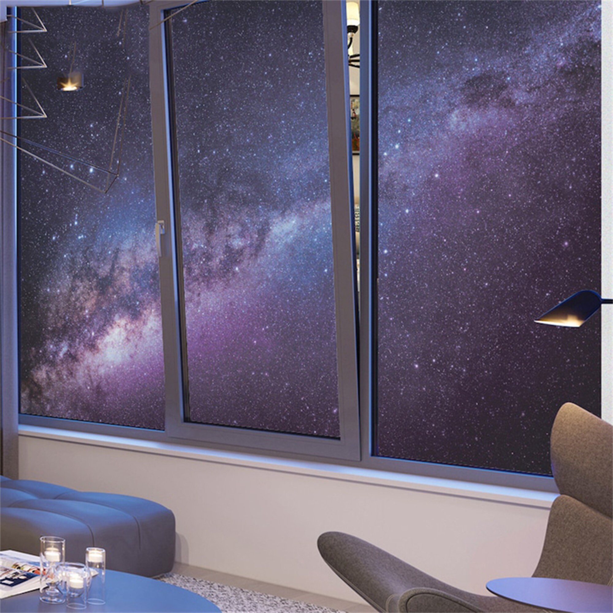 Nebula Theme Master Bedroom Bath