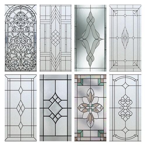 Custom Size Window Film Frosted Stained Glass Films Privacy - Etsy