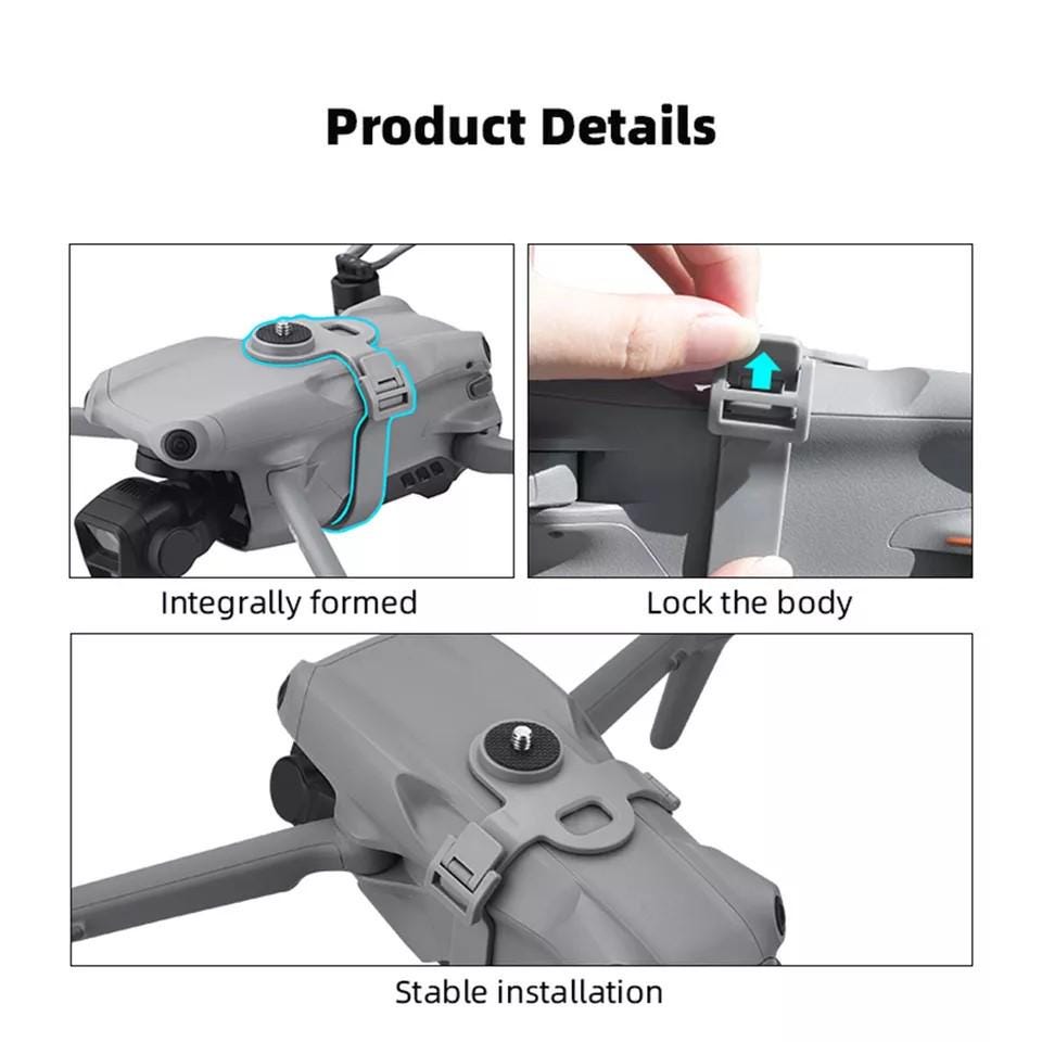 DJI Air 3 / Air 3S Upper Strobe Light Mounts | Firehouse Technology ARC V Compatible (strobe Not ...