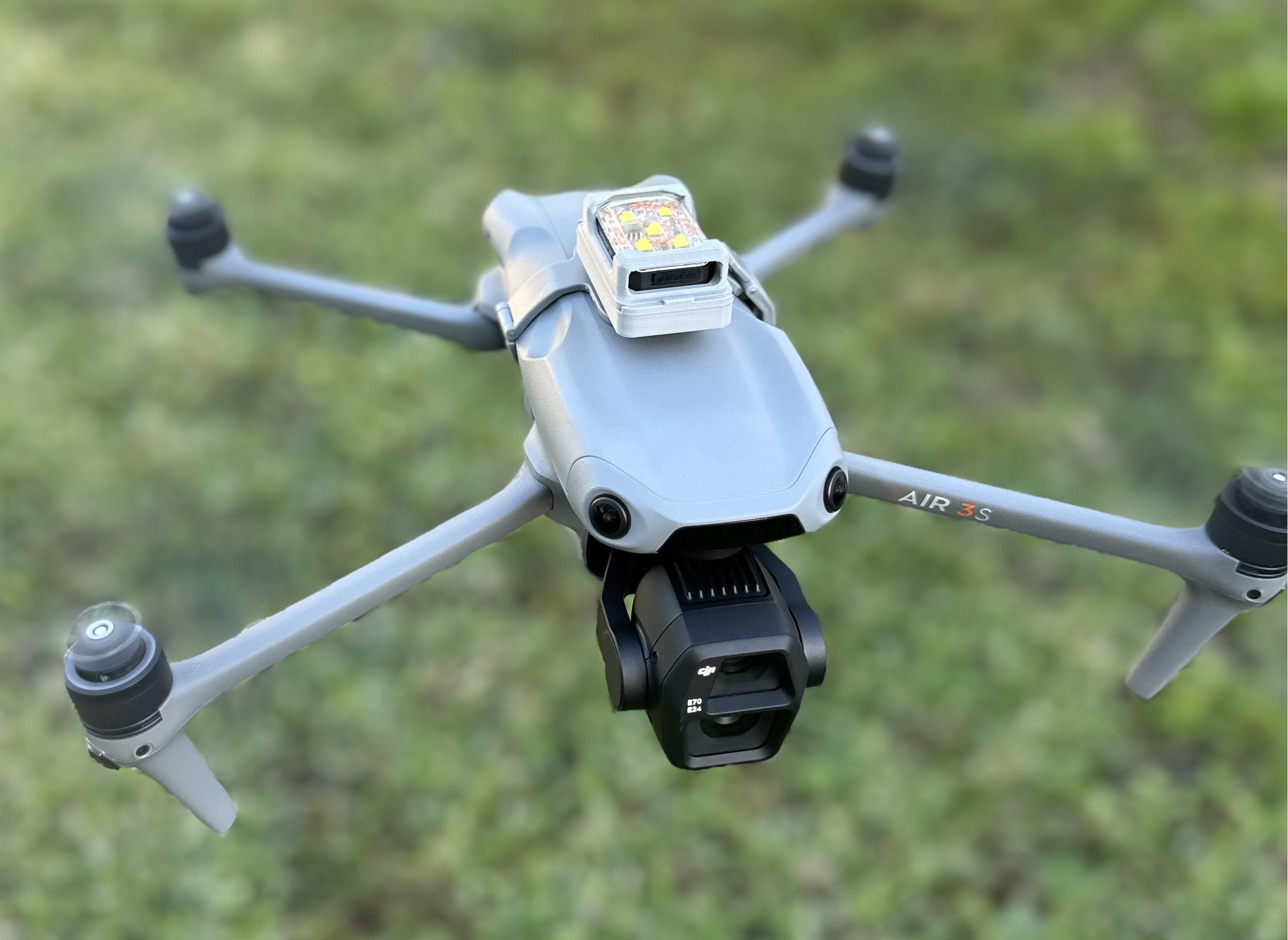 DJI Air 3 / Air 3S Upper Strobe Light Mounts | Firehouse Technology ARC V Compatible (strobe Not ...