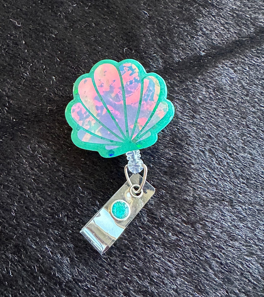 Sea Shell Badge Reel - Etsy