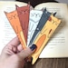 Laminated Cat Bookmarks SET, Cat Book Mark, Animal Bookmarks, Gift for ...