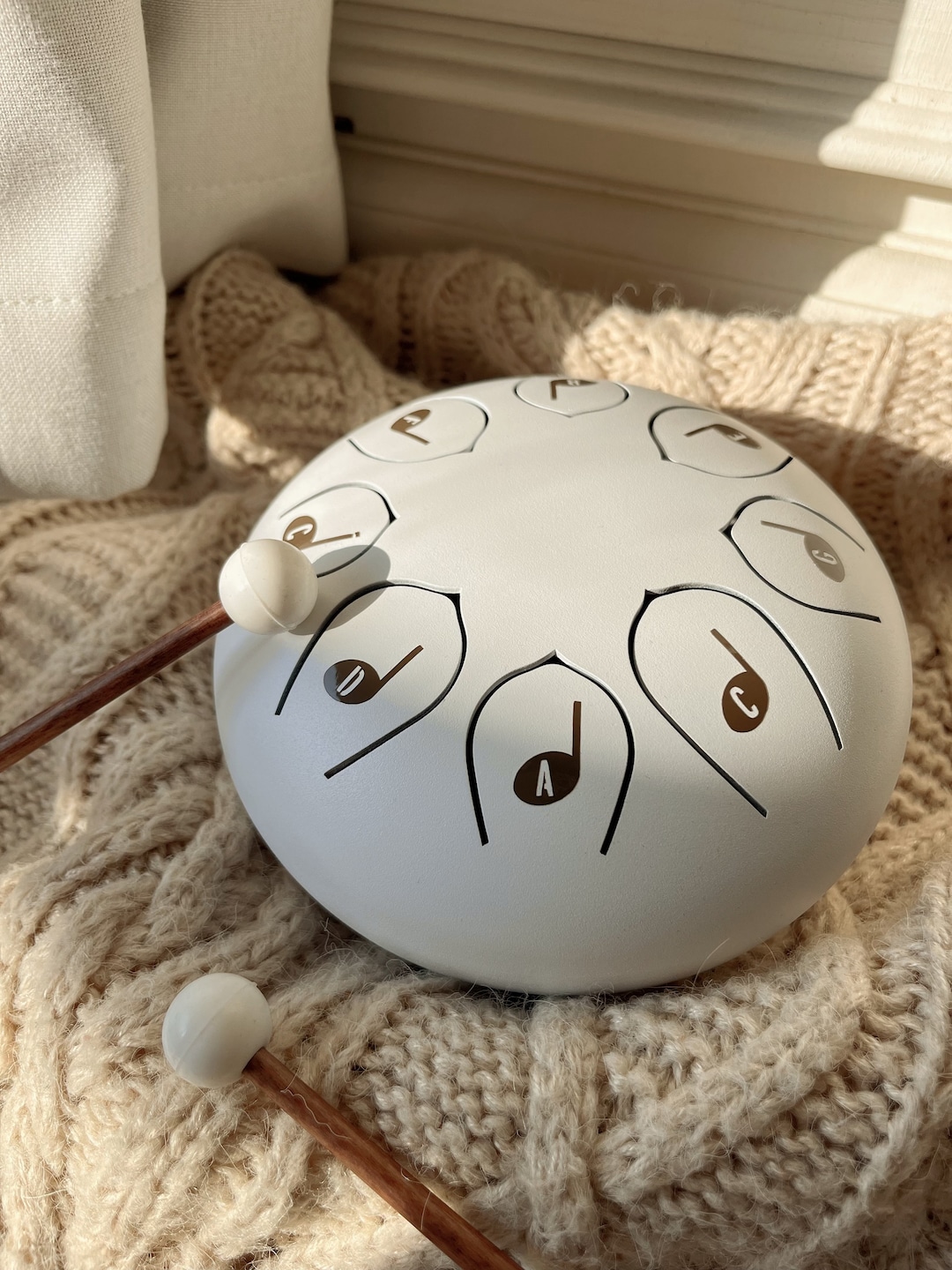 Steel Tongue Drum Kids Drum Toy Instrument Toddler Drum Handpan 8 Keys ...