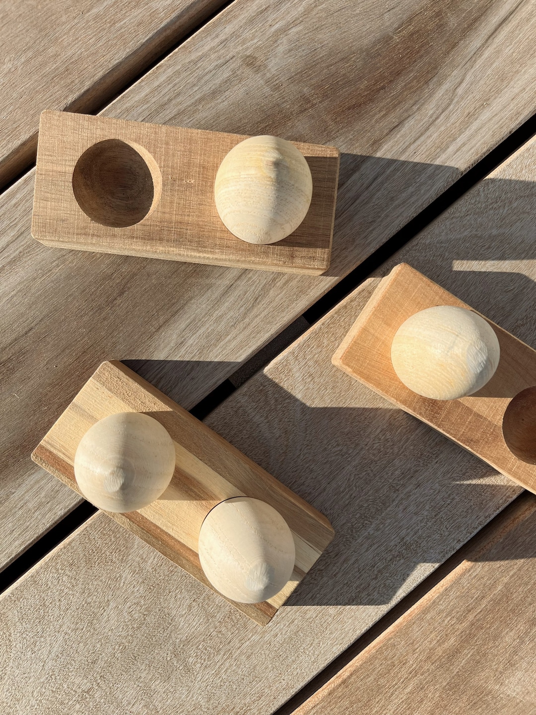 Personalized Wooden Egg Shakers With Stand - Handmade Egg Rattle Baby ...