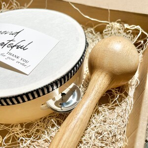 Beginner Wooden Musical Instruments for Toddlers, Tambourine Baby Drum ...
