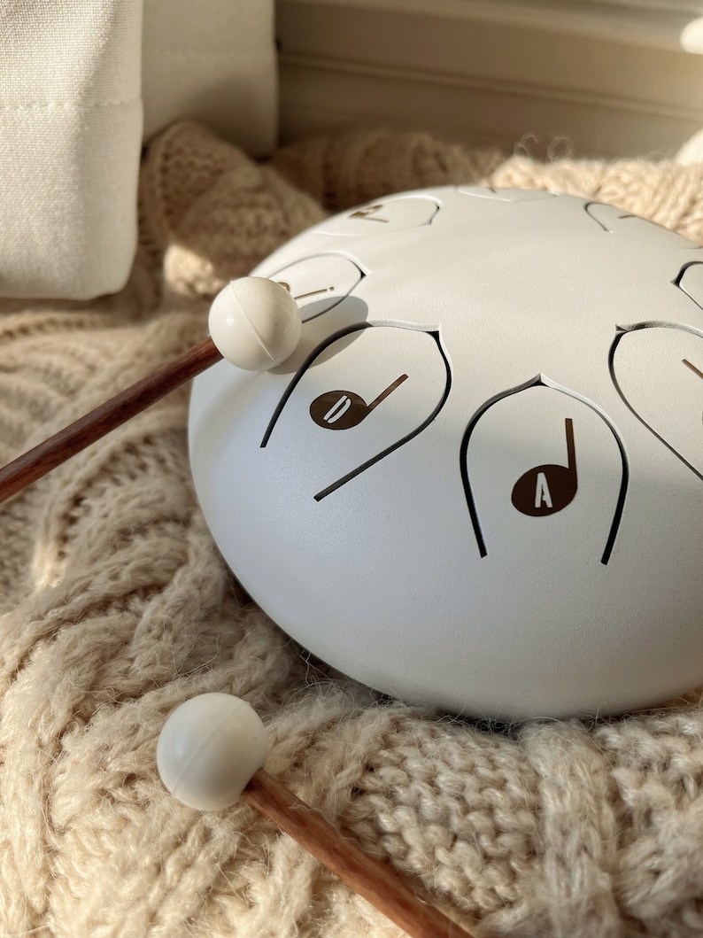 Steel Tongue Drum Kids Drum Toy Instrument Toddler Drum Handpan 8 Keys ...