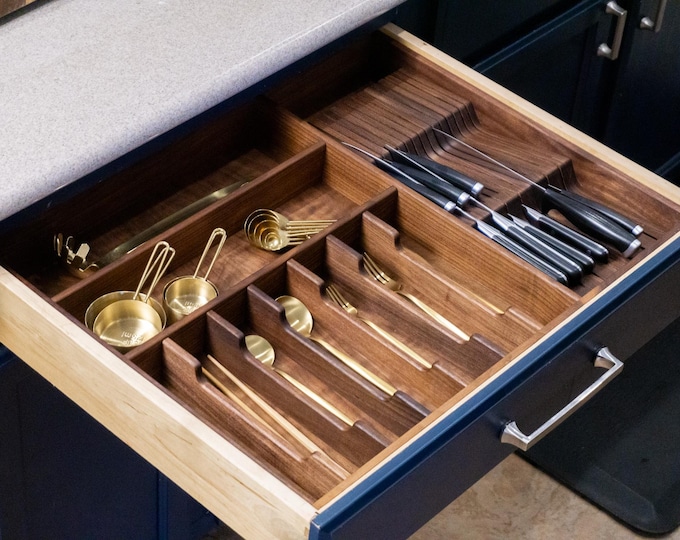 Kitchen Drawer Organizer | Flatware, Utensil, and Knife Storage ...