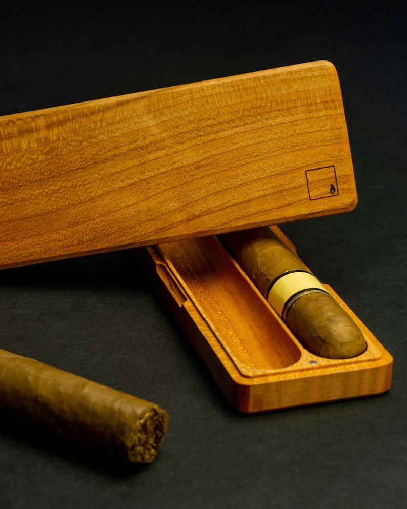 Portable Cigar Case | Handmade in Arizona | Holds 2 Cigars - Etsy