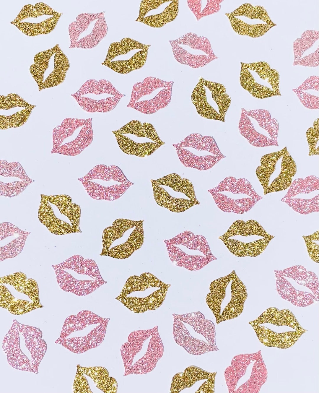 Lip Confetti for Bachelorette Party, Kiss Confetti for Bride Bash ...