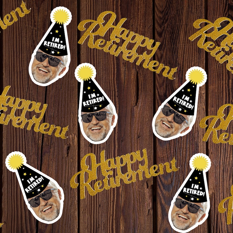 Retirement Confetti Woman - Etsy