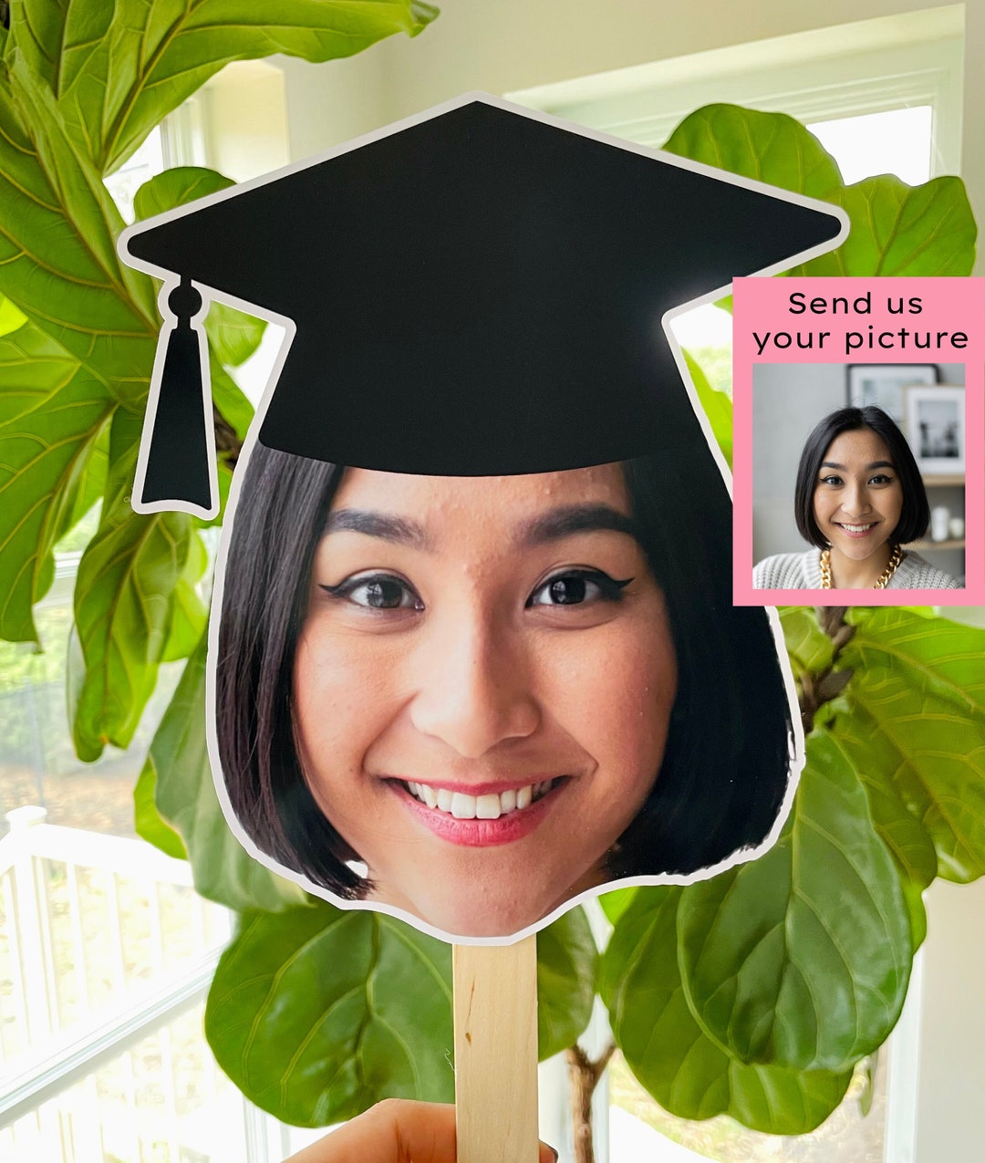 Graduation Party Decoration, Custom Big Head Cutout, Graduated Face on ...