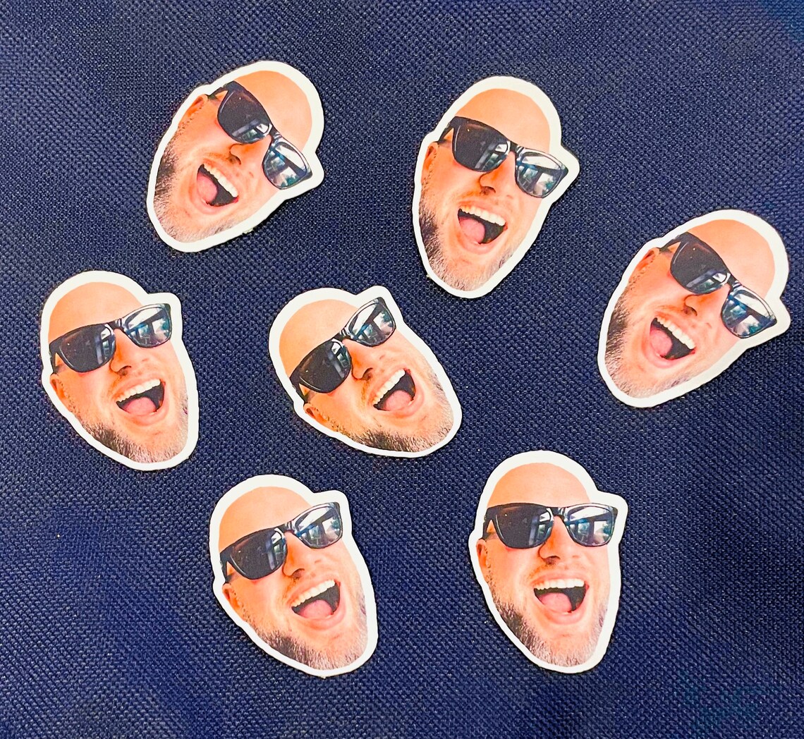 Custom Face Confetti Funny Birthday Decoration Bachelorette - Etsy