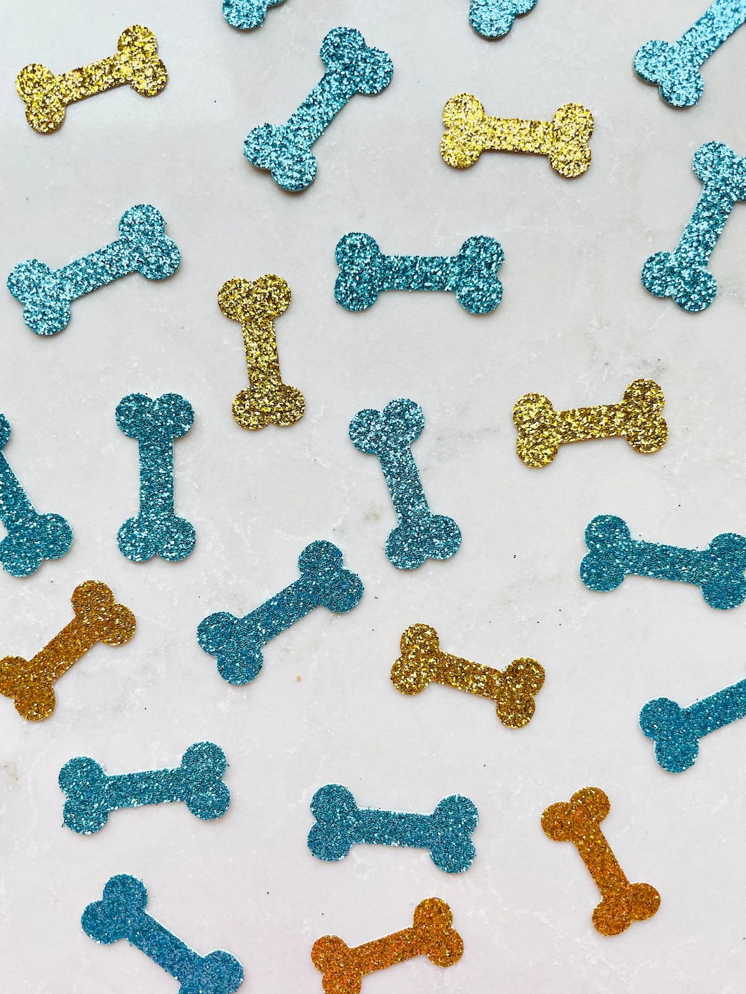 Glitter Dog Bone Confetti, Puppy Birthday Party Decoration - Etsy