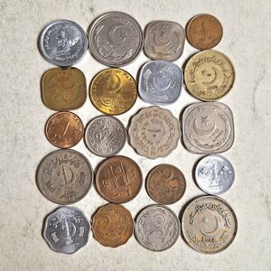 Pakistan Huge 20 Coin Collection From the 1940s to the 2000s. Only One ...