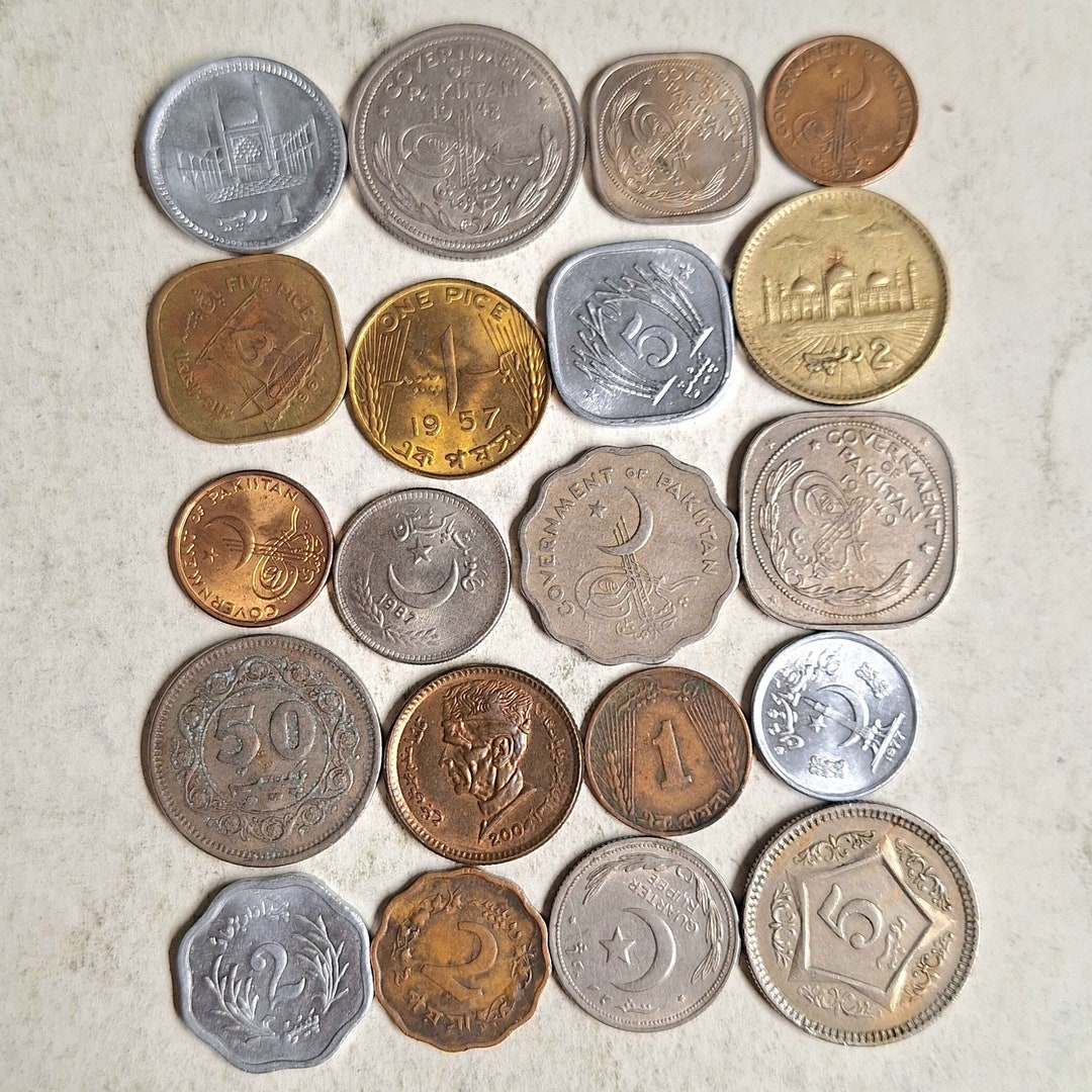 Pakistan Huge "20" Coin Collection From the 1940s to the 2000s. Only ...