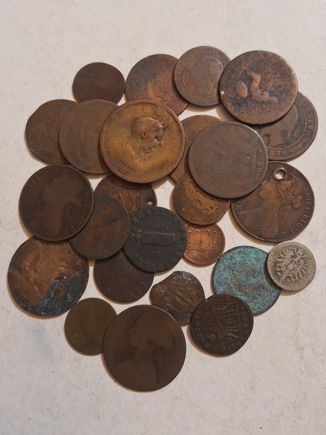 1600s 1700s 1800s, 25 World Coins Only 2 Order in Stock Free Shipping ...