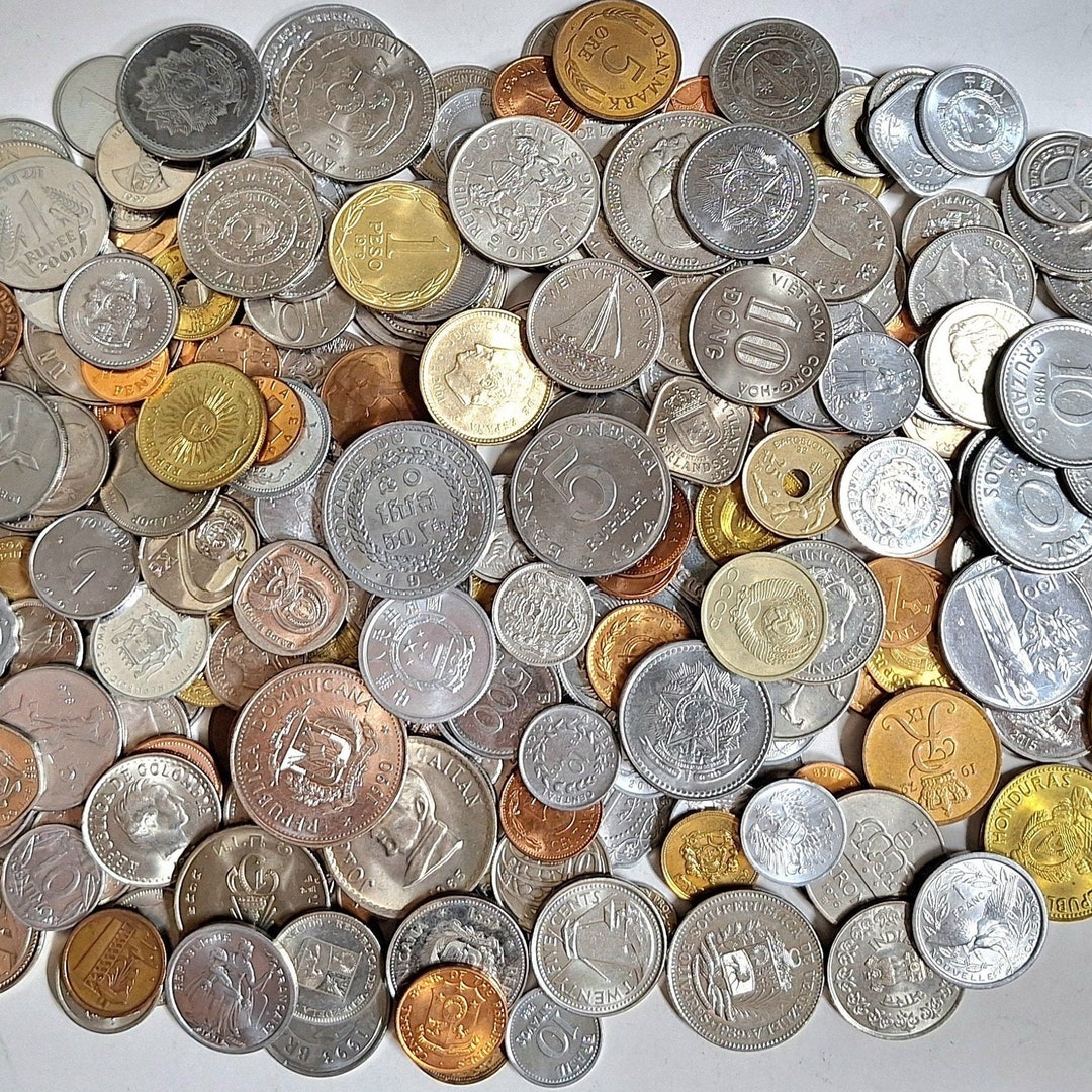75 Random World Coins in "uncirculated Condition"! Dates From the 1950s ...