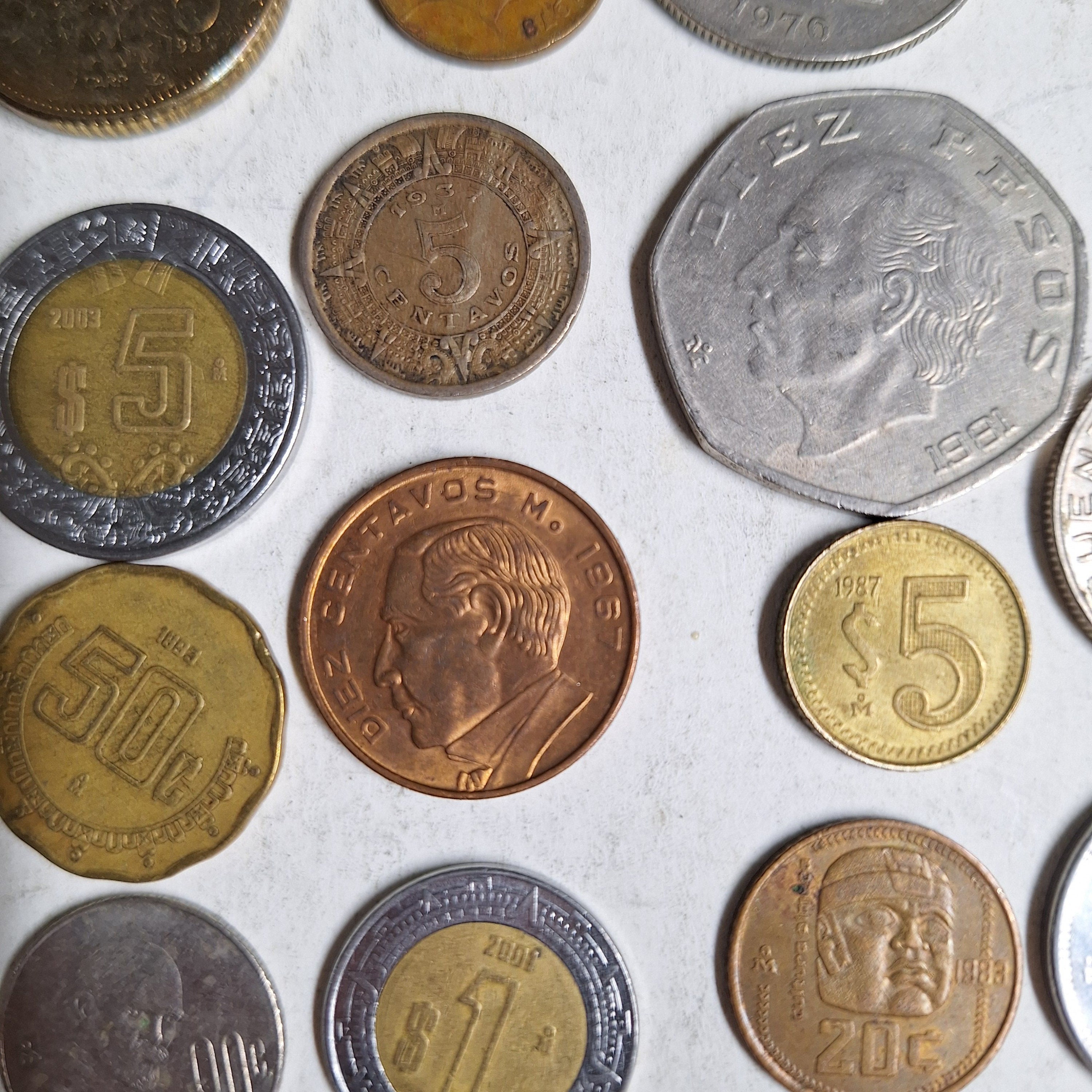 Mexican Coin Collection 26 Coins. Only One Order Left in Stock - Etsy