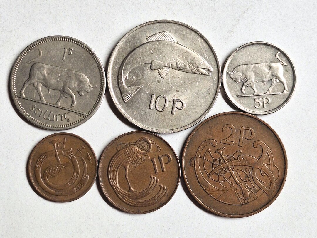Irish Coin Collection in Good Condition! Includes '6' Coins Ranging ...