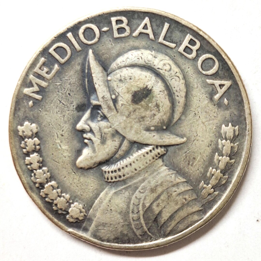 1966 Panama 1/2 Balboa Conquistador Coin in Fair Condition - Etsy
