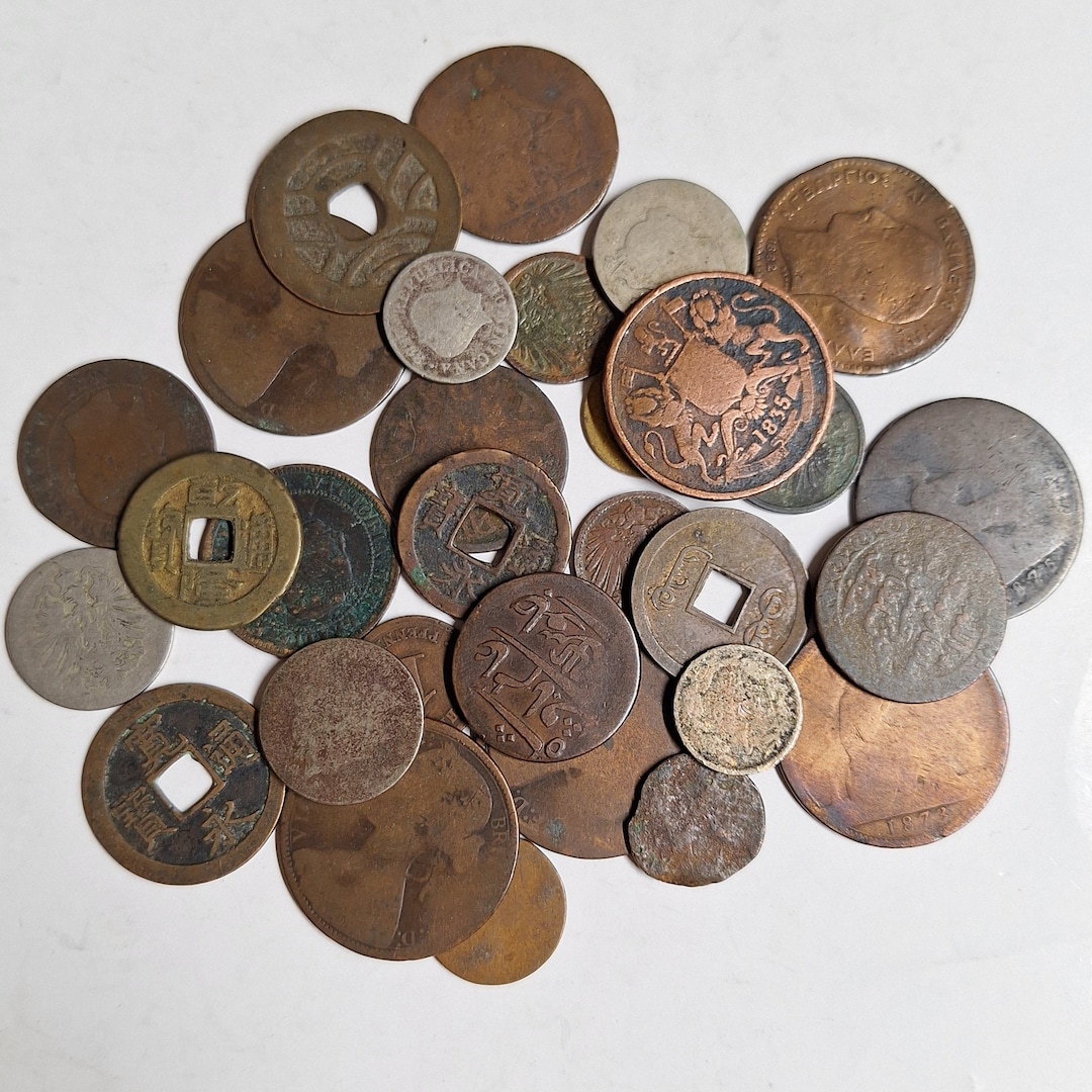 1600s 1700s 1800s, 25 World Coins Only 1 Order Left in Stock Free ...