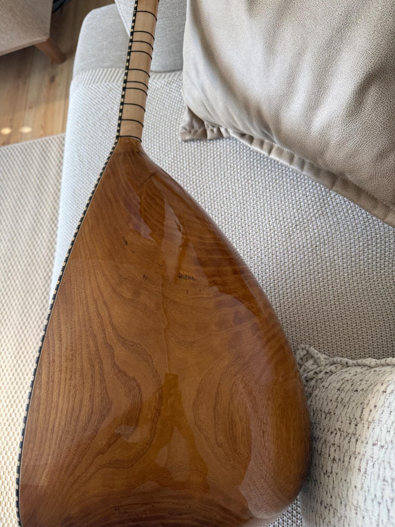 Oyma Dut Saz 50 Lik Divan Baglama Uzun Sap Turkish Instrument ...