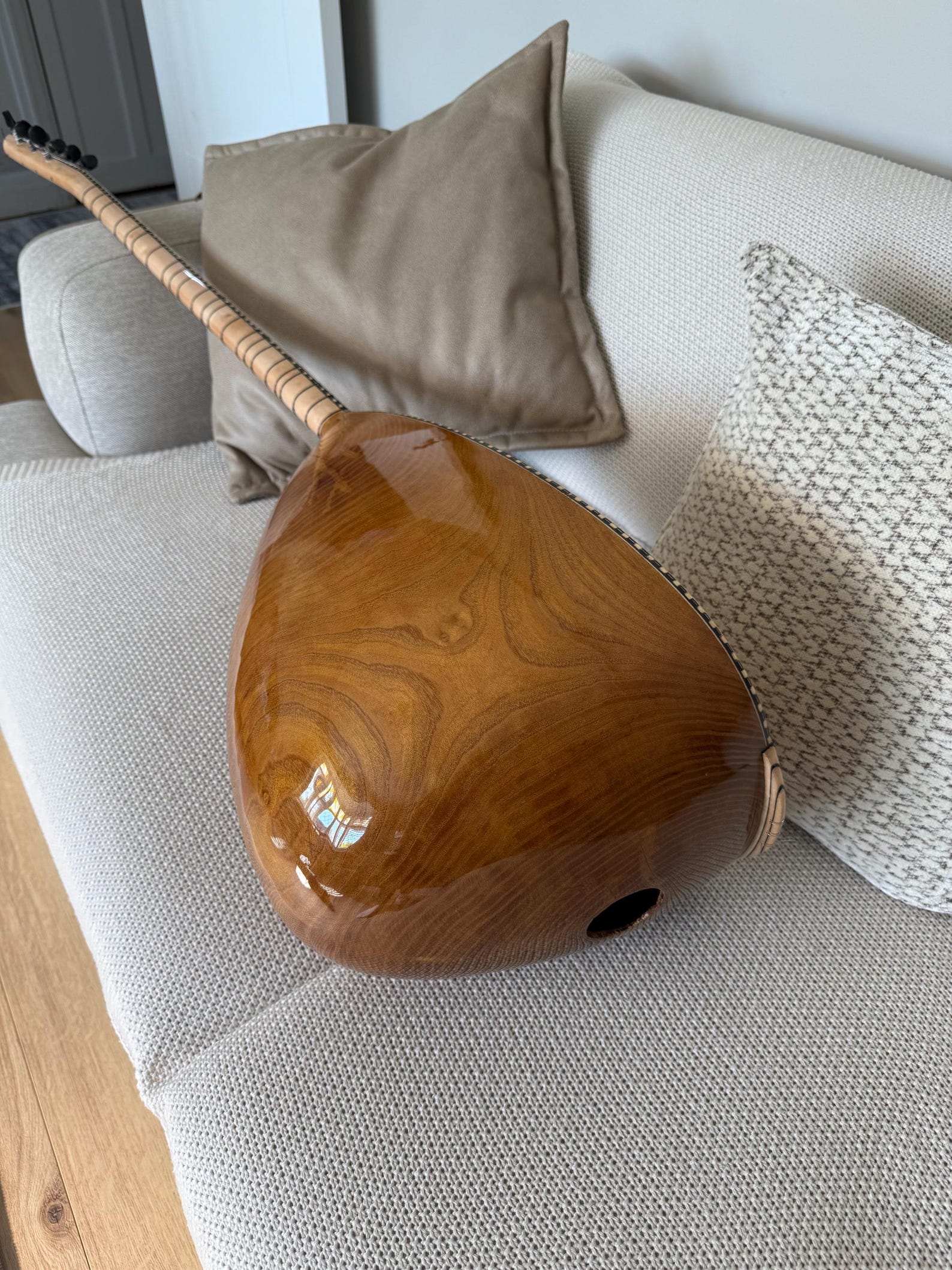 Oyma Dut Saz 50 Lik Divan Baglama Uzun Sap Turkish Instrument ...