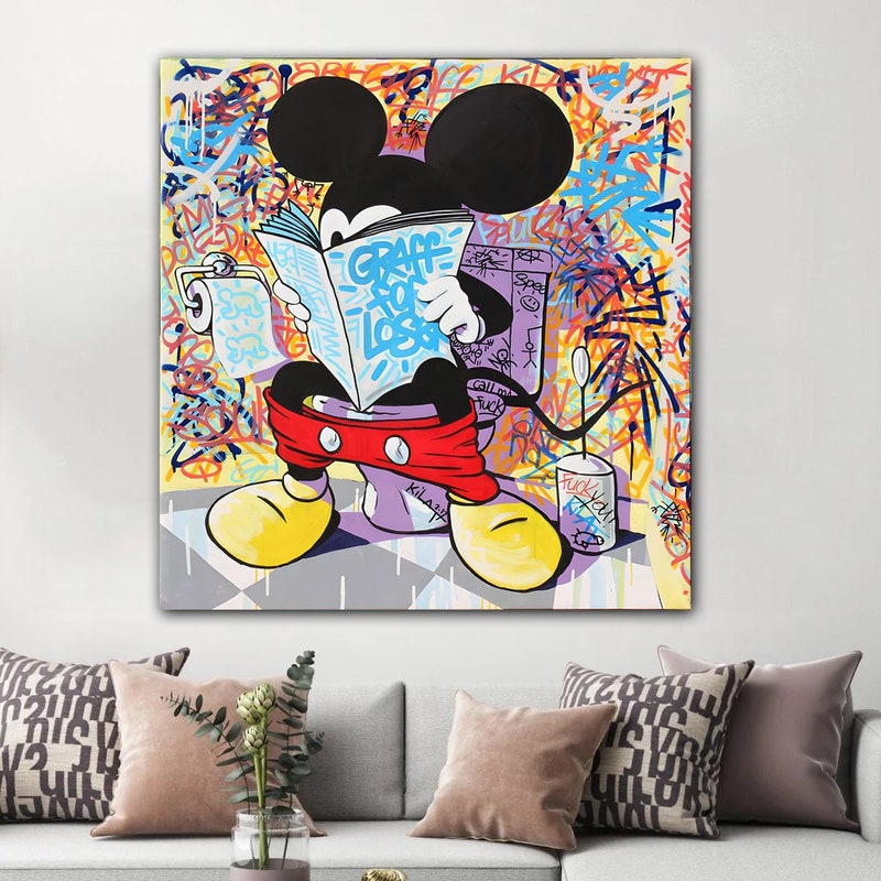 Mickey Mouse Art - Etsy