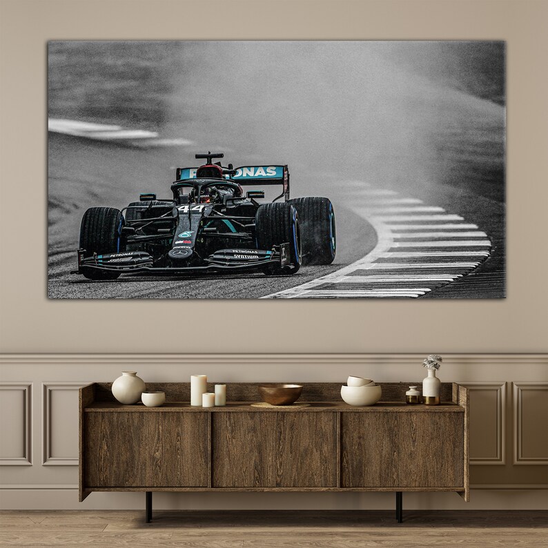 Lewis Hamilton Racing Wall Decor Huge Canvas Christmas's - Etsy