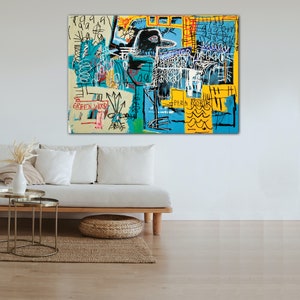 Jean-michel Basquiat Bird Wall Art Print, the Strokes Album Cover, Jean ...