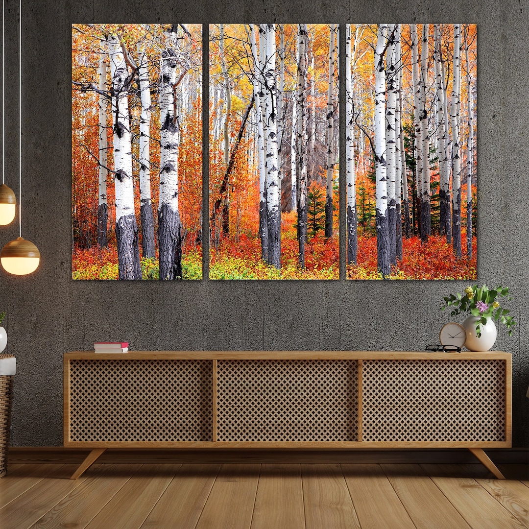 Aspen Tree Wall Art, Aspen Tree Canvas, Aspen Tree Art, Aspen Tree ...