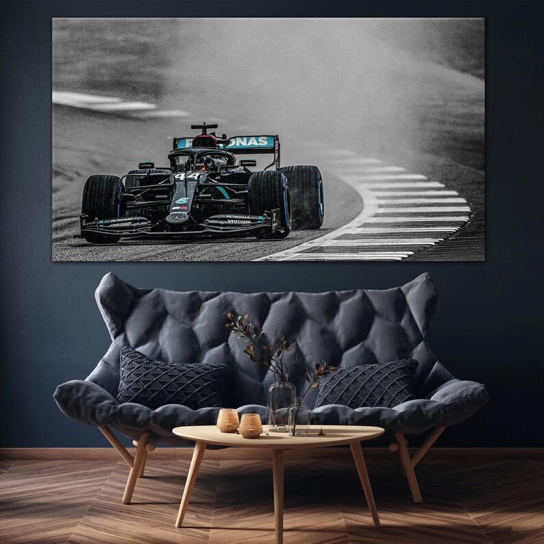 Lewis Hamilton Racing Wall Decor Huge Canvas Christmas's - Etsy