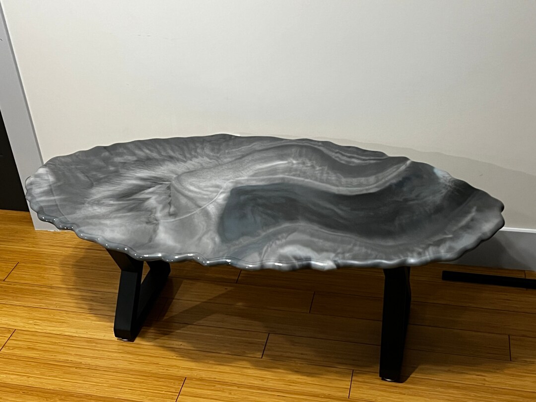 Large Coffee Resin Table 48 X 24, Epoxy, Resin, Luxury, Custom, Unique ...