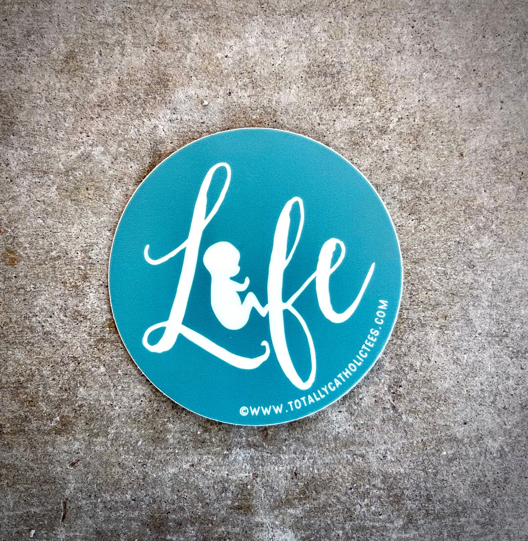 Pro-life Sticker, Christian Pro-life Sticker, Vinyl Sticker, Waterproof ...
