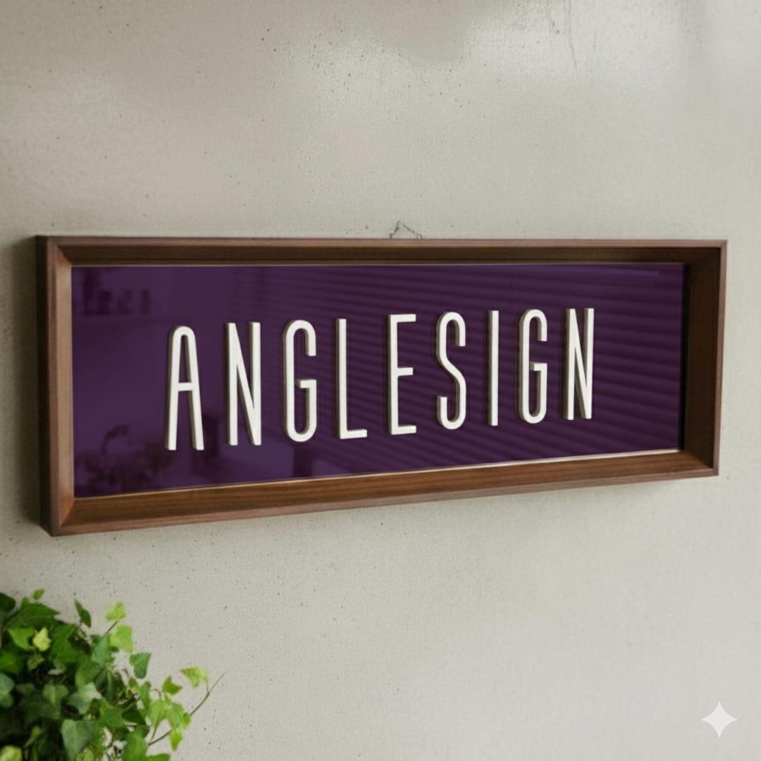 Custom Mirror Door Sign - Stylish Personal Touch - Etsy