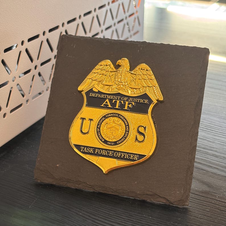 ATF Task Force Officer Badge Plaques Law Enforcement Award ...
