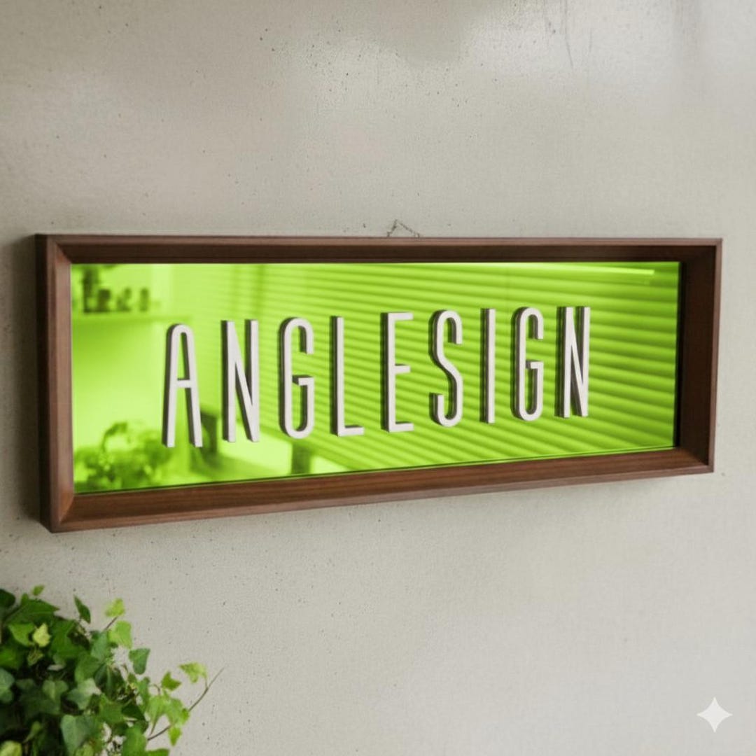 Personalized Mirror Wall Plate - Customizable Text - Etsy