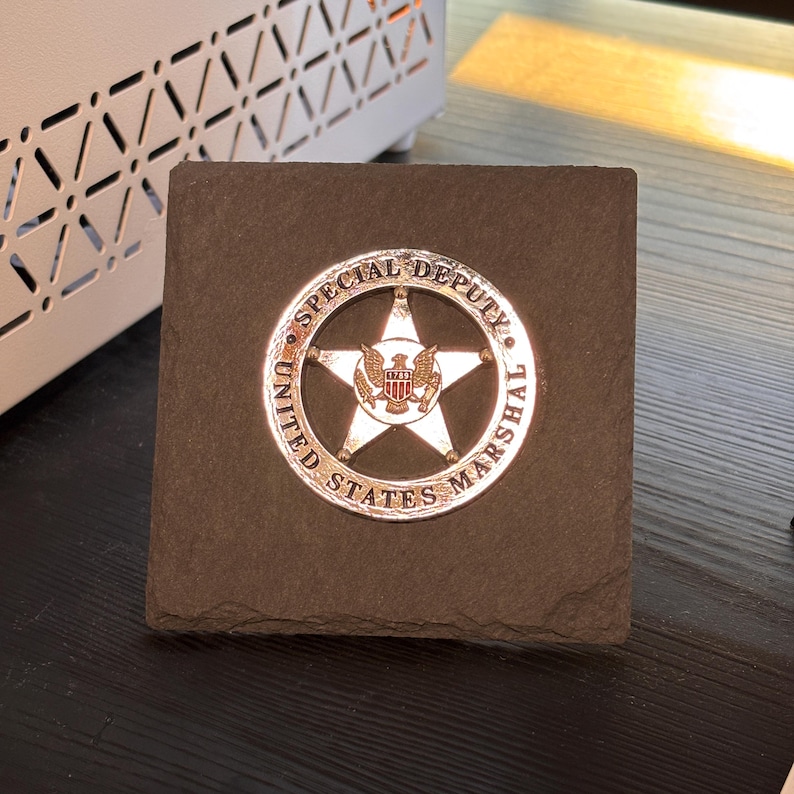 US Marshal Special Deputy Badge Plaques Law Enforcement Award ...