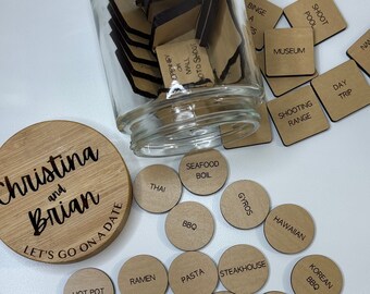 Glass Token Jars Im Bored Mama Needs Whats for Dinner Daily Affirmation Date Night Family Time ...