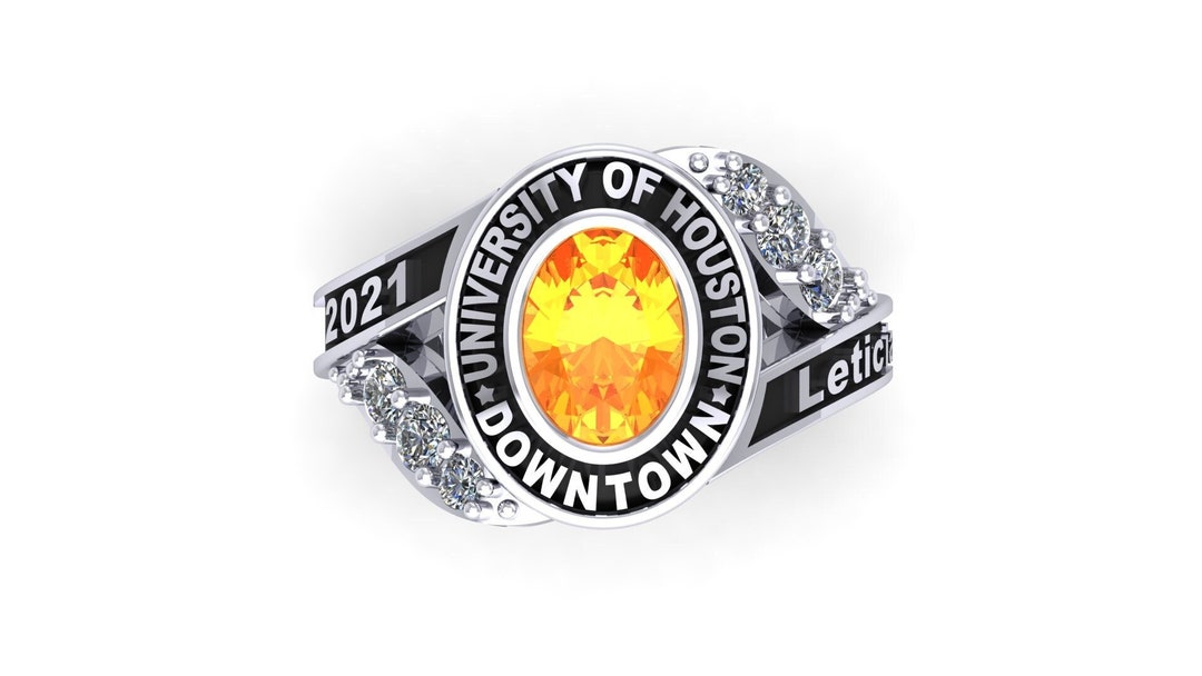 Custom Graduation Ring, Personalized Graduation Gift for Her, Class ...