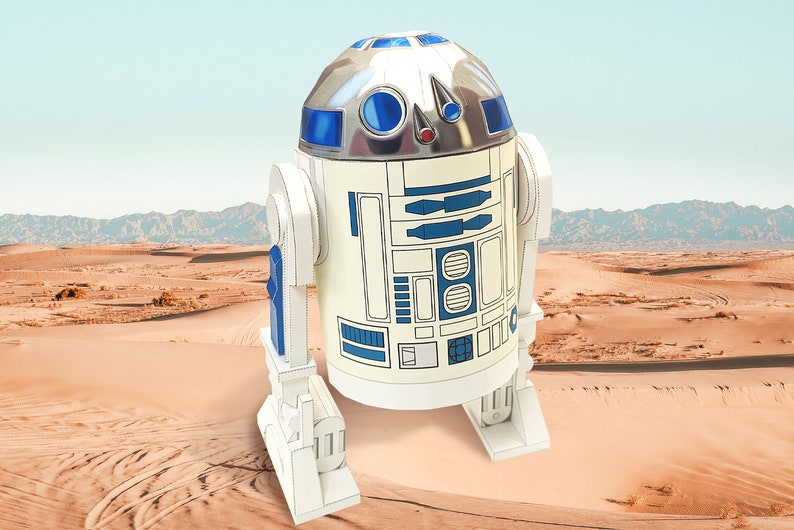 STAR WARS Papercraft Pdf File Instant Download. 1977 Retro Kenner-style ...